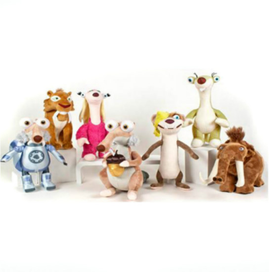 27CM ICE AGE 5 PLUSH SCRAT - The Gift Wholesaler