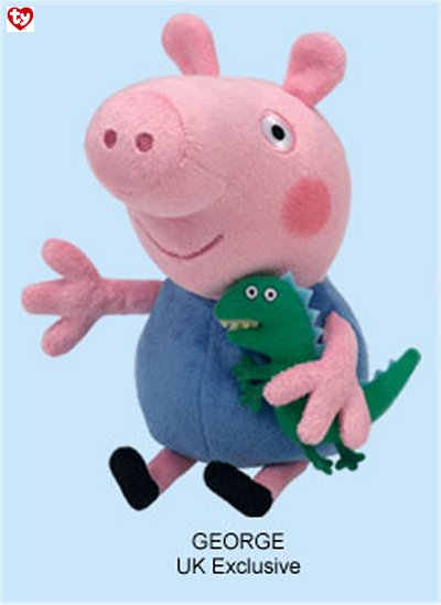 46130 TY PEPPA PIG GEORGE - The Gift Wholesaler
