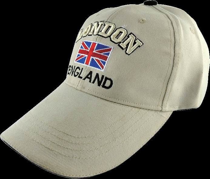BASEBALL CAP - LONDON CREAM - The Gift Wholesaler