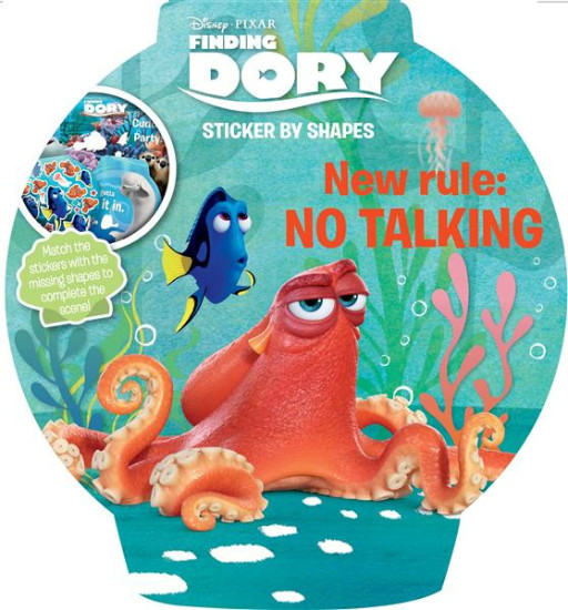 Finding Dory Sticker By Shapes - The Gift Wholesaler