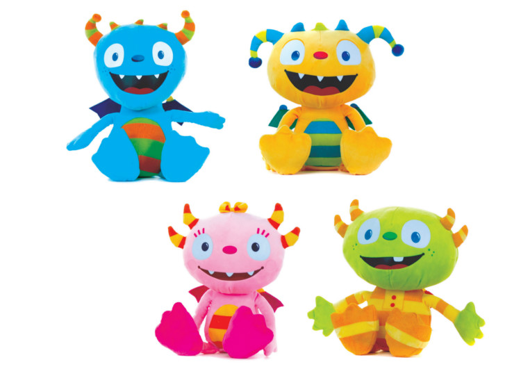 HENRY HUGGLE MONSTERS 4 ASSTD 12" - The Gift Wholesaler