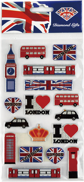 LONDON STICKER SET - The Gift Wholesaler