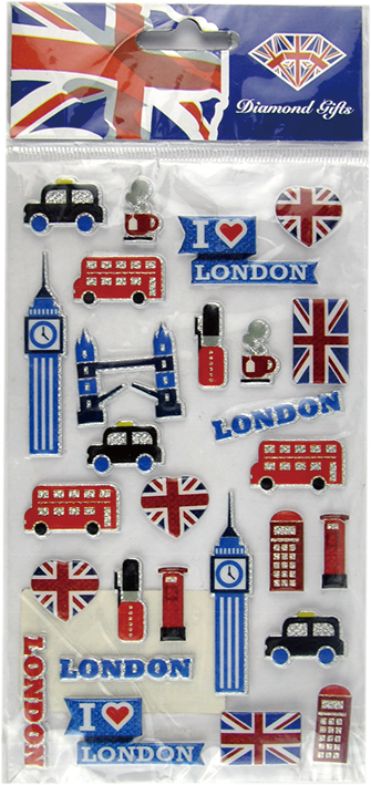 LONDON STICKER SET - The Gift Wholesaler