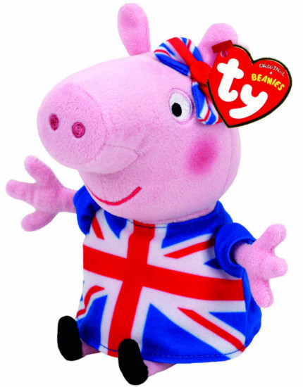 TY BEANIE PEPPA PIG UJ - The Gift Wholesaler