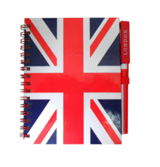 UNION JACK NOTEBOOK & PEN - The Gift Wholesaler