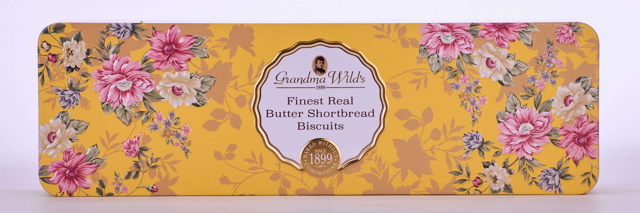 Victorian Floral Buttery Shortbread Tin 150g - The Gift Wholesaler