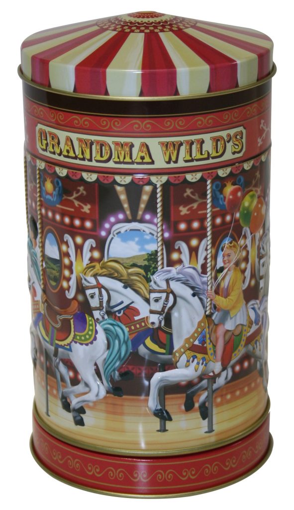 MUSICAL CAROUSEL TIN 150g SHORTBREAD - The Gift Wholesaler