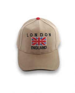 Baseball Cap London Flag England Cream - The Gift Wholesaler