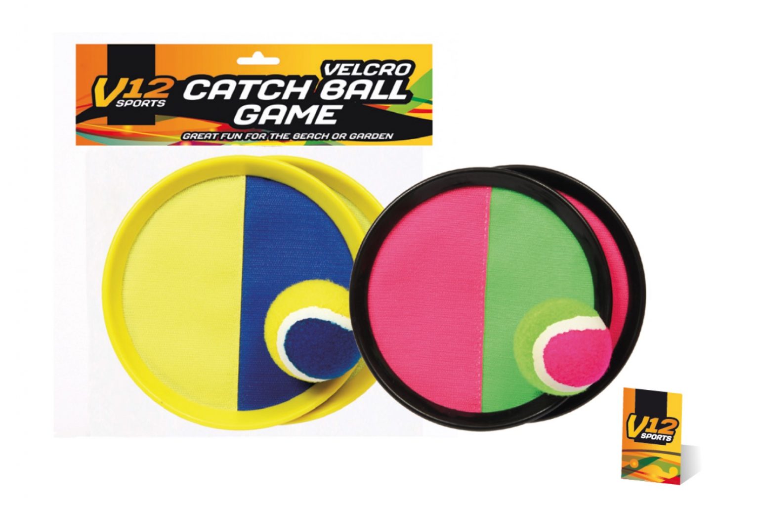 V12 CATCH BALL GAME - VELCRO - The Gift Wholesaler