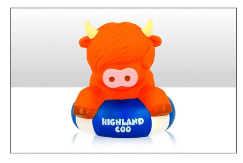 Highland Cow Rubber Bath Toy - The Gift Wholesaler